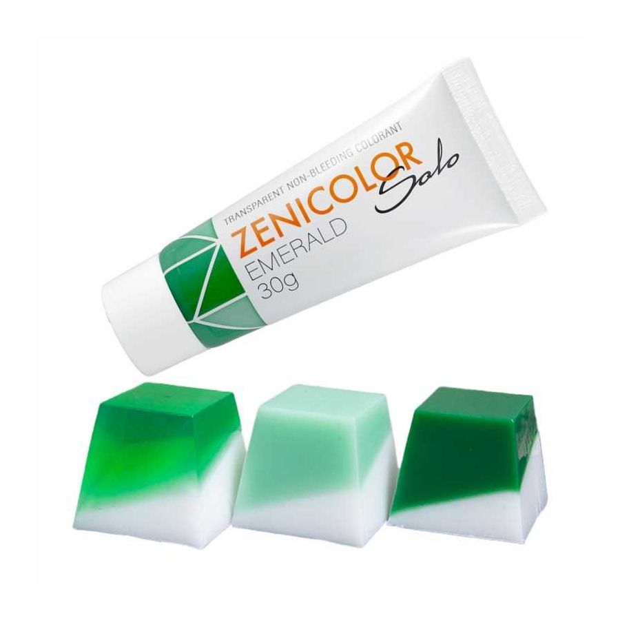 ZENI COLOR SOLO Emerald 30g – nemigruojantys muilo dažai tūbelėje